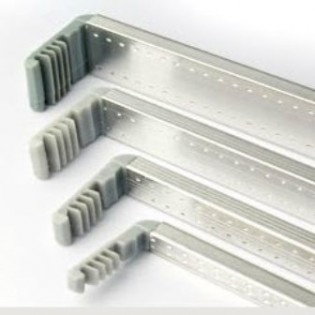 Perfil en aluminio microperforado 11.5mm x 5mts